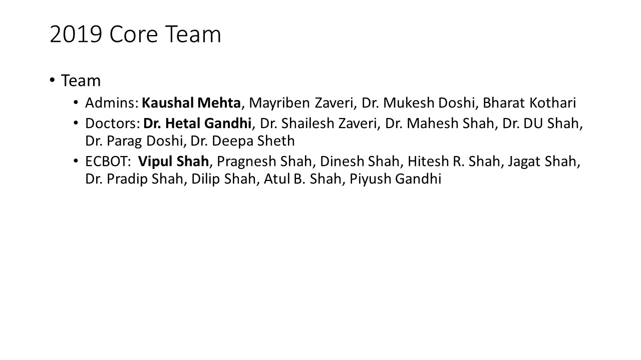 Jain Society of Metropolitan Chicago | JSMC - clinic